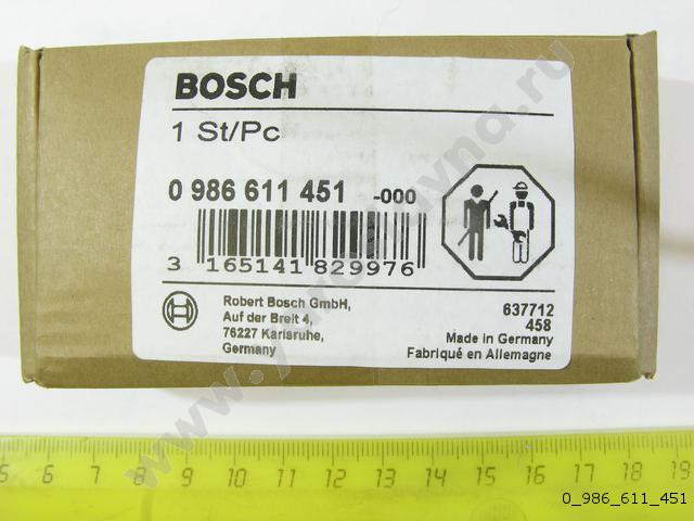0 986 611 451 Ключ торцевой ТНВД PE(P) KDEP 2986 BOSCH Ярославна ...